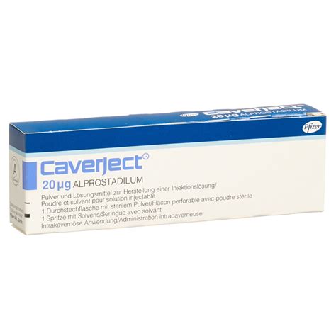Caverject Subst Sèche 20 Mcg Avec Seringue Solvant Flac 1 Pce Commander En Ligne