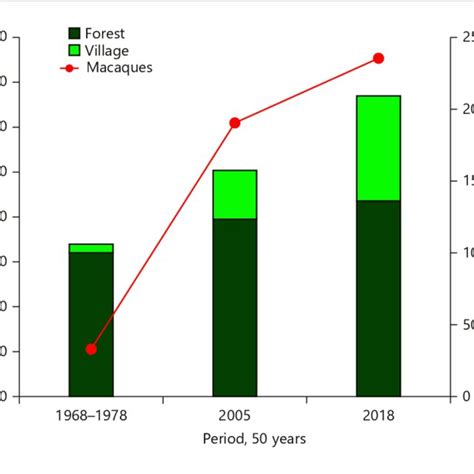 The Relation Between The Growth Of Macaque Numbers In The Group D Set