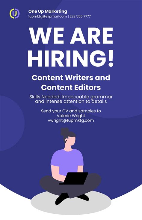 Job Offer Poster Template Download In Word Illustrator Psd Publisher