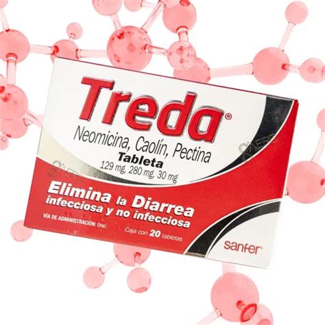 Antidiarreico Treda® 20 Tabletas 129 280 30 Mg Mercadolibre