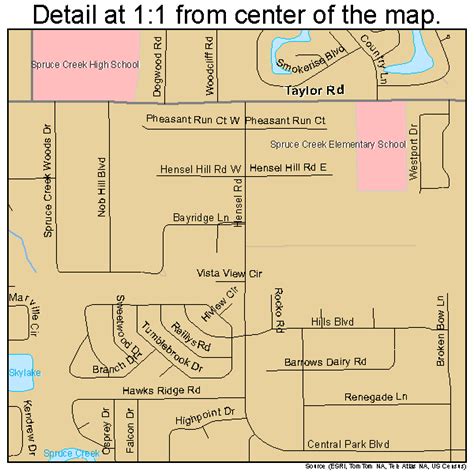 Port Orange Florida Street Map 1258575