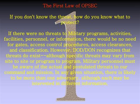 Ppt Operations Security Opsec Powerpoint Presentation Free
