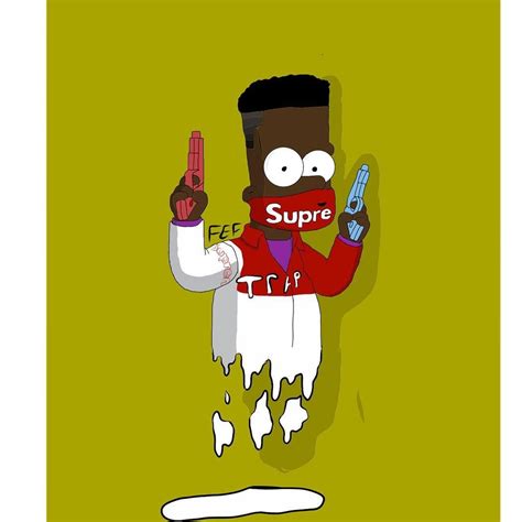 Bart Simpson Crip Cartoon Wallpaper Gangster Aesthetic Wallpapers Top Free Gangster