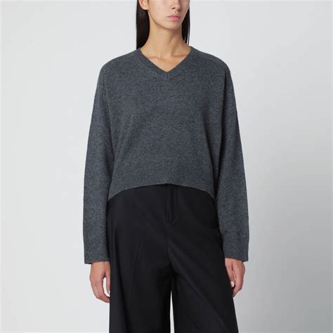 Loulou De Saison Anthrazitgrauer Kaschmirpullover Thedoublef