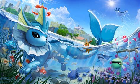 Mcgmark Clauncher Cloyster Corsola Cradily Eevee Espeon Gyarados Krabby Lileep