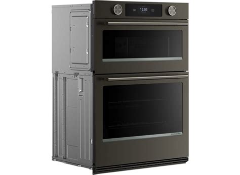 Kitchenaid Smart Combo Wall Oven 30 Inch Wide In Black Ore Koec730sbk