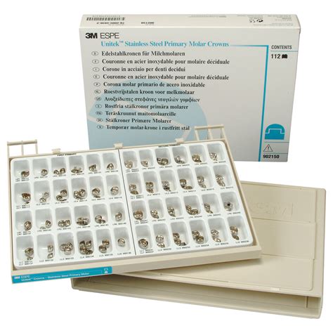 3m™ Unitek™ Stainless Steel Primary Molar Crowns Kit