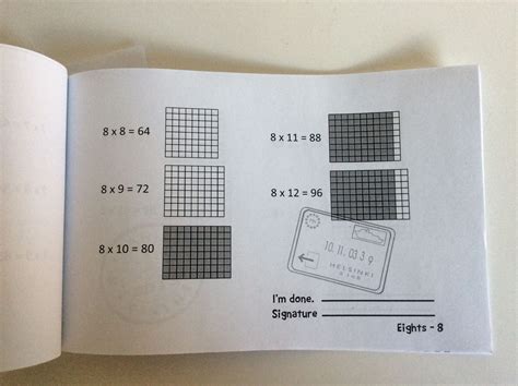 Multiplication Facts Passport Evil Math Wizard