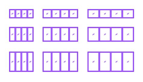 Combination Windows 4 Wide Dimensions And Drawings