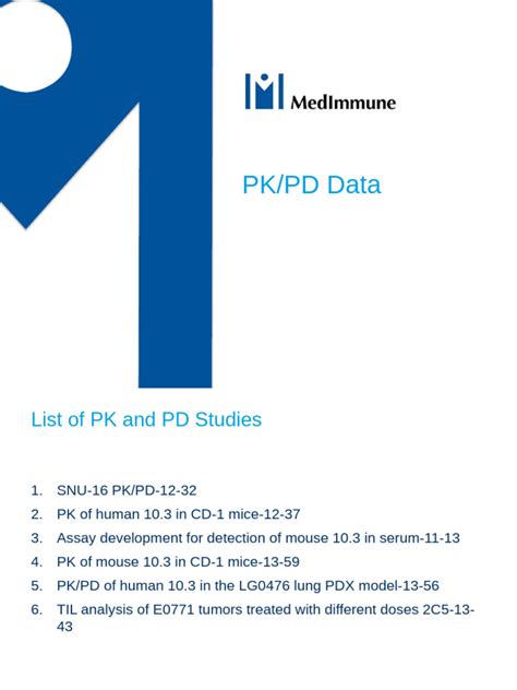 Cd73 Pk Data Pdf