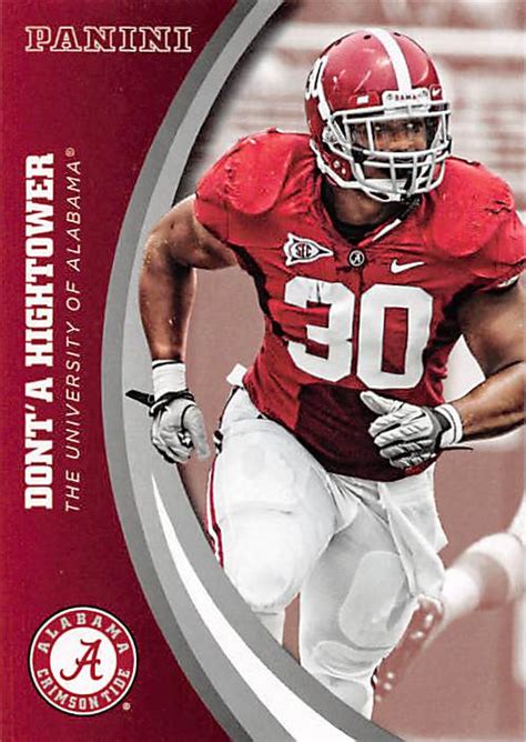 Donta Hightower Football Card Alabama Crimson Tide 2015 Panini Team
