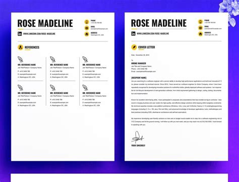 Procreate Resume Template