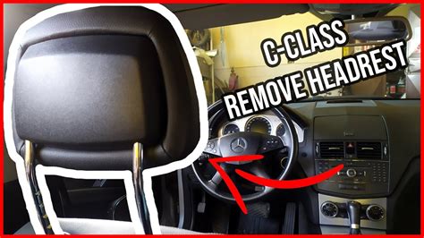 Removing Mercedes Headrests C Class Youtube