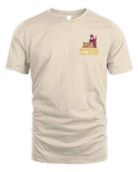 Arizona State Sun Devils Fork Em Devills 1885 Tempe Mascot Tee