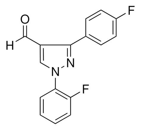 1 2 Fluorophenyl 3 4 Fluorophenyl 1h Pyrazole 4 Carbaldehyde