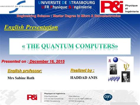 Quantum Computer Ppt Pptx