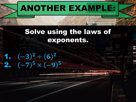 Solving Powers With The Same Exponent Ppt