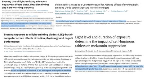 161 Melatonin Suppression Look Below The Surface