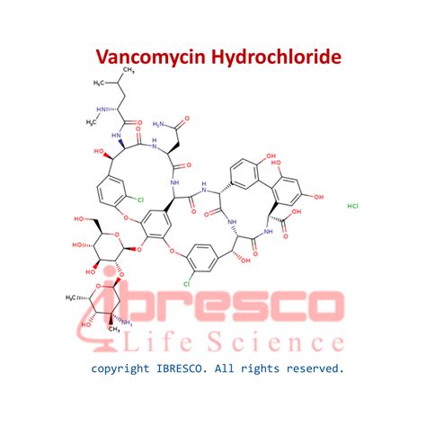Vancomycin Hydrochloride ونکومایسین هیدروکلرید Ibresco