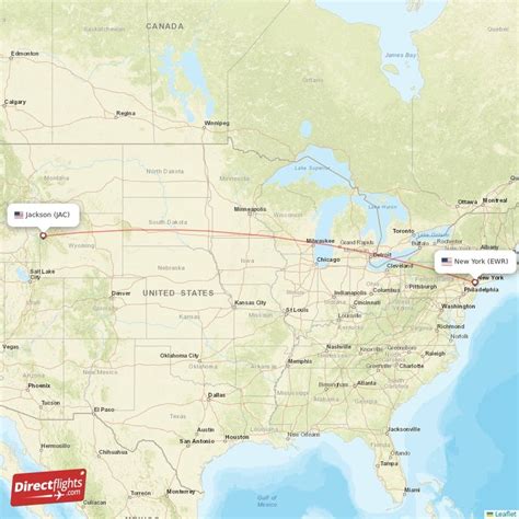 Direct Flights From Jackson To New York Jac Ewr