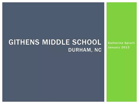 Ppt Githens Middle School Durham Nc Powerpoint Presentation Free