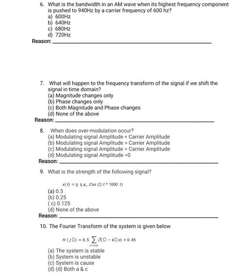 Solved According To Sampling Theorem If A Signal Has Chegg