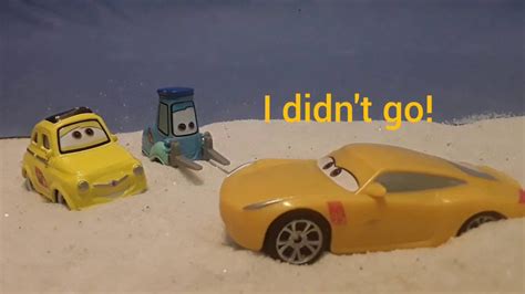 Cars 3 Lightning Mcqueen Fireball Beach Scene Stop Motion Youtube