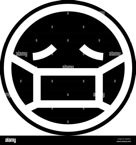 Mask Icon Black Vector Illustration Stock Vector Image And Art Alamy