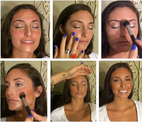 Face Makeup Step By Step Pictures Saubhaya Makeup