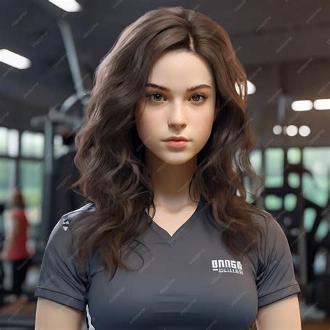 Premium Photo Gym Girl Who Not Only Customizes Your Exercise Routine