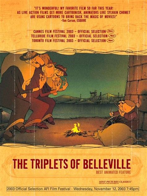 The Triplets Of Belleville Movie Poster 2 Of 3 Imp Awards