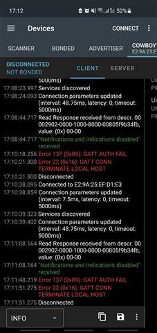 Nordic Connect Application Does Not Always Trigger Pairing Flow When Reading Out Secure