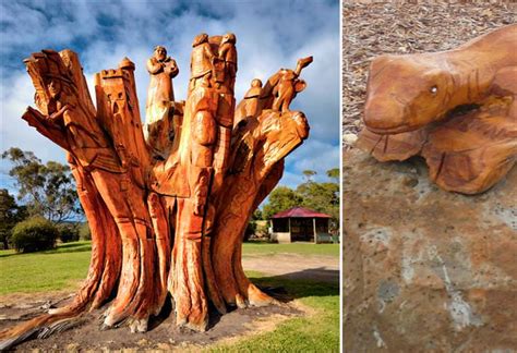 Esculturas Creadas Con árboles Diseño Y Fotografía