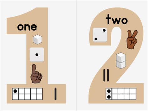 1 10 Number Representations For Display Teaching Resources
