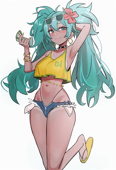 Rule 34 Armpit Brazil Brazilian Brazilian Female Brazilian Miku Crop Top Hatsune Miku