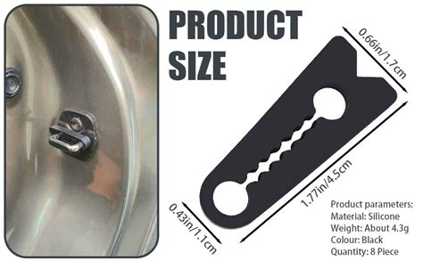 Hikiwin Silicone Car Door Latch Covers Car Door Lock Cover