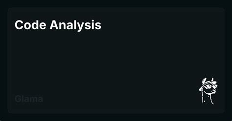 Code Analysis Glama