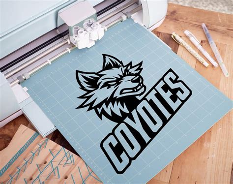 Coyotes Sports Team Logo Svg Png Dxf Ai File Baseball Basketball