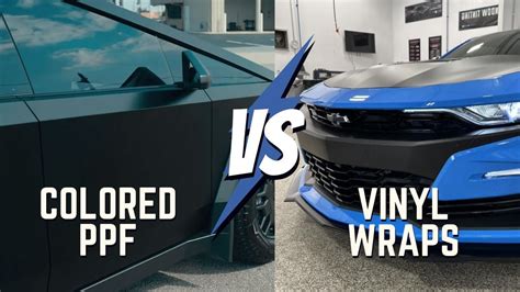 Colored Ppf Vs Vinyl Wraps Which One Better For Your Car