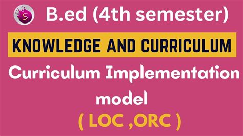 curriculum implementation model loc orc model in tamil