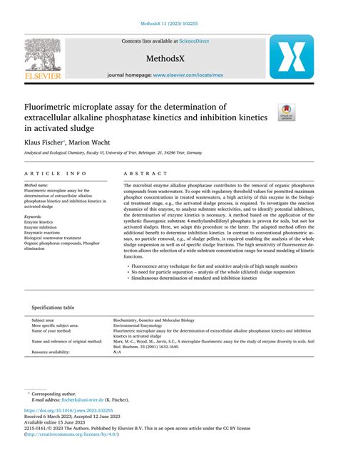 Microplate Fluorimetric Assay Of Soil Enzymes At Pauline Dane Blog
