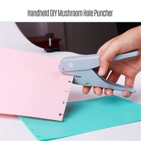 KW-trio ручной DIY гриб перфоратор одиночный для перфорации бумаги ...