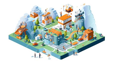 Isometric Building Vector Background Premium Ai Generated Vector