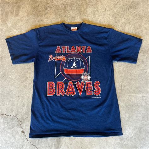 Vintage Atlanta Braves Tee Vintage Braves 90s Depop