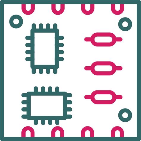 Pcb Board Vector Icon 13993537 Vector Art At Vecteezy