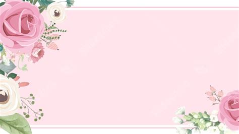 Light Pink Flower Elegant Pink Nature Bouquet Powerpoint Background For Free Download Slidesdocs