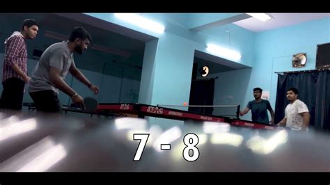 Table Tennis Doubles Match Rohit And Nitin Vs Prashant And Mayur Youtube