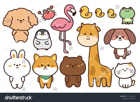 Cute Animal Cartoon Characters
