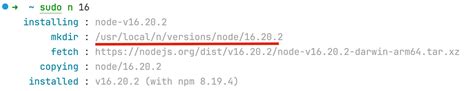 记一次解决 node 版本不一致的问题 船长の部落格