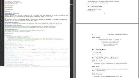 indentation new section following subsection of previous section not